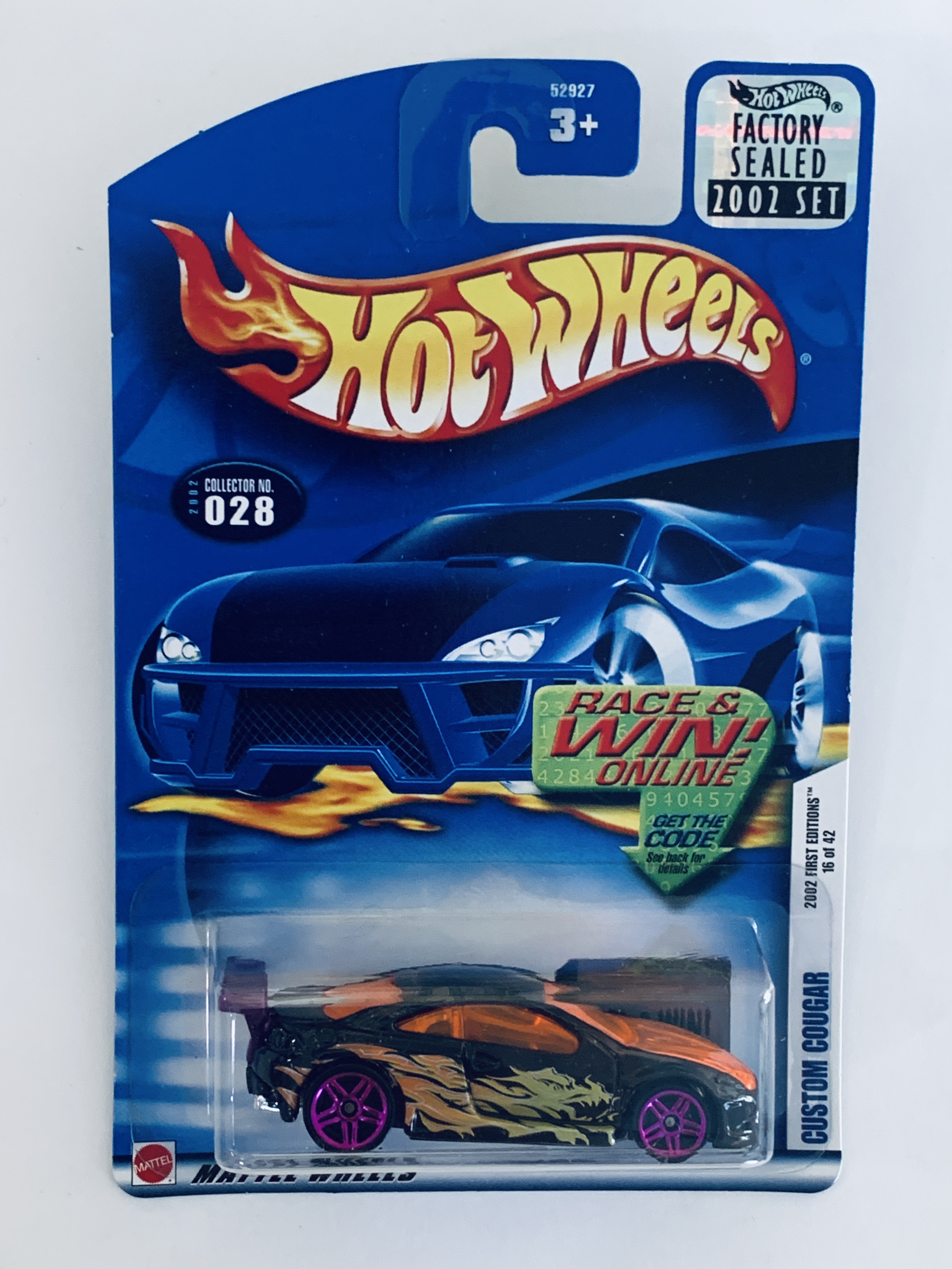 Hot Wheels 2002 Factory Set 028 Custom Cougar