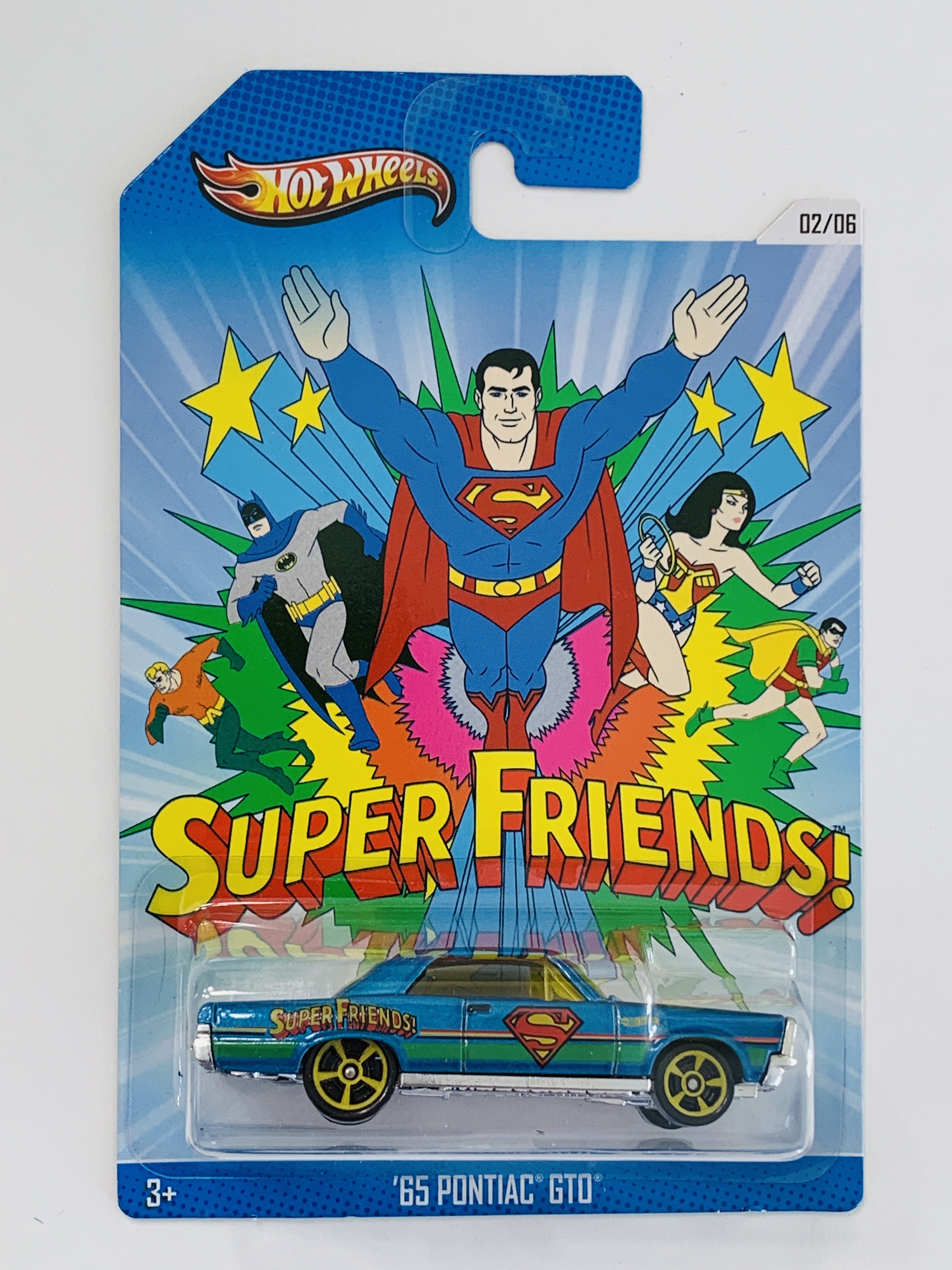 Hot Wheels Superman Super Friends '65 Pontiac GTO