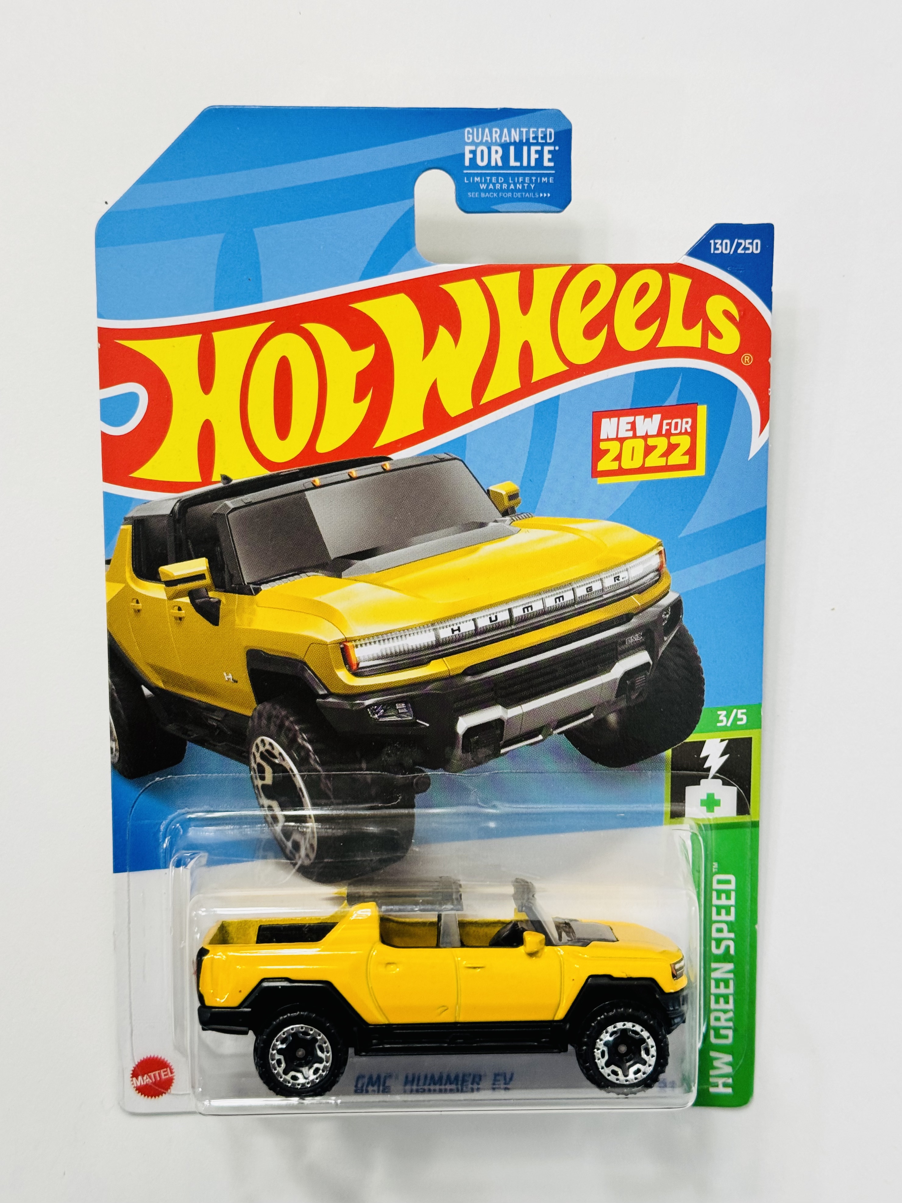 Hot Wheels #130 GMC Hummer EV - Yellow