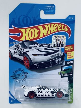 Hot Wheels 2019 Factory Set #37 Track Ripper - White