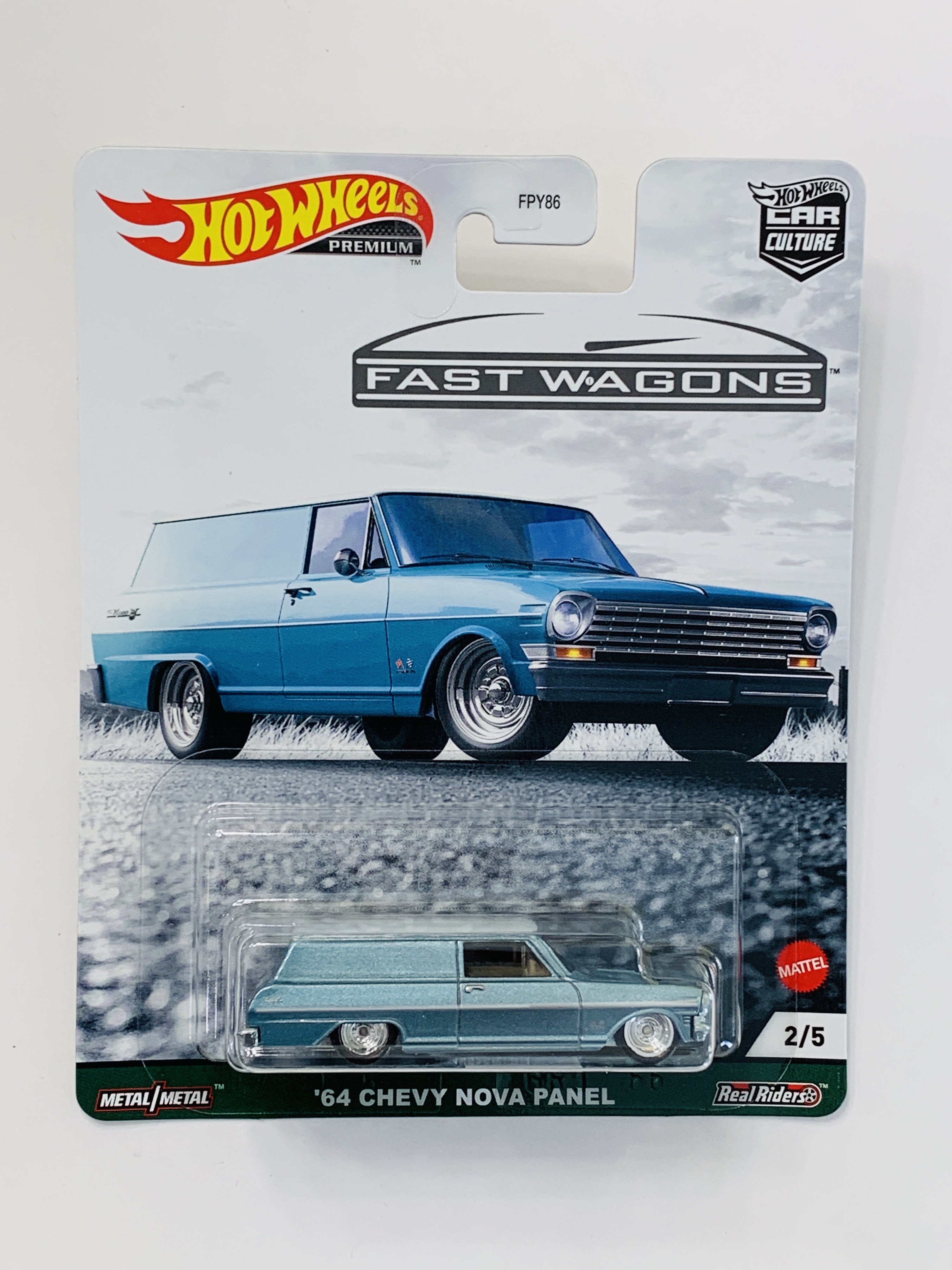 Hot Wheels Premium Fast Wagons '64 Chevy Nova Panel