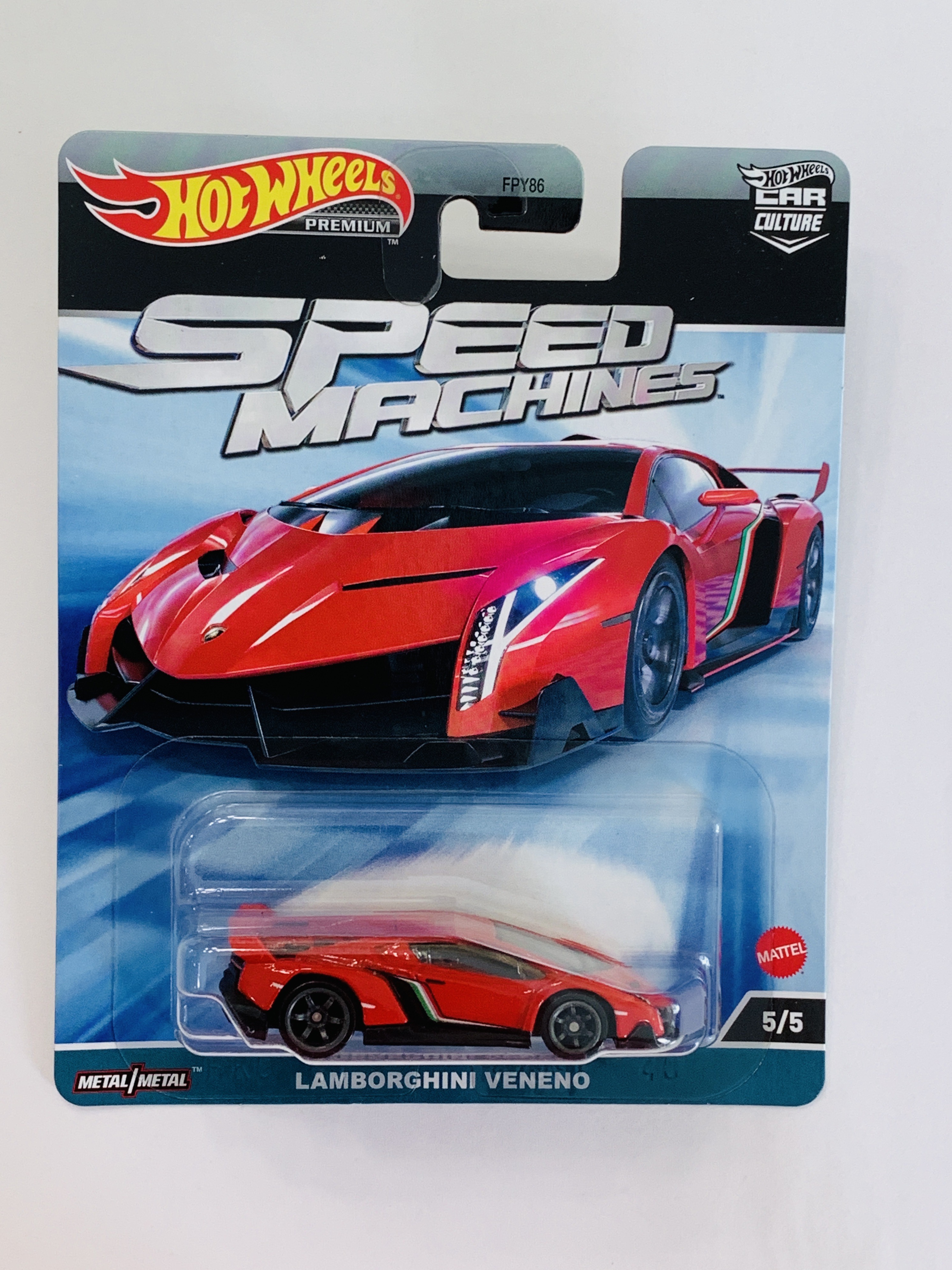 Hot Wheels Premium Car Culture Speed Machines Lamborghini Veneno