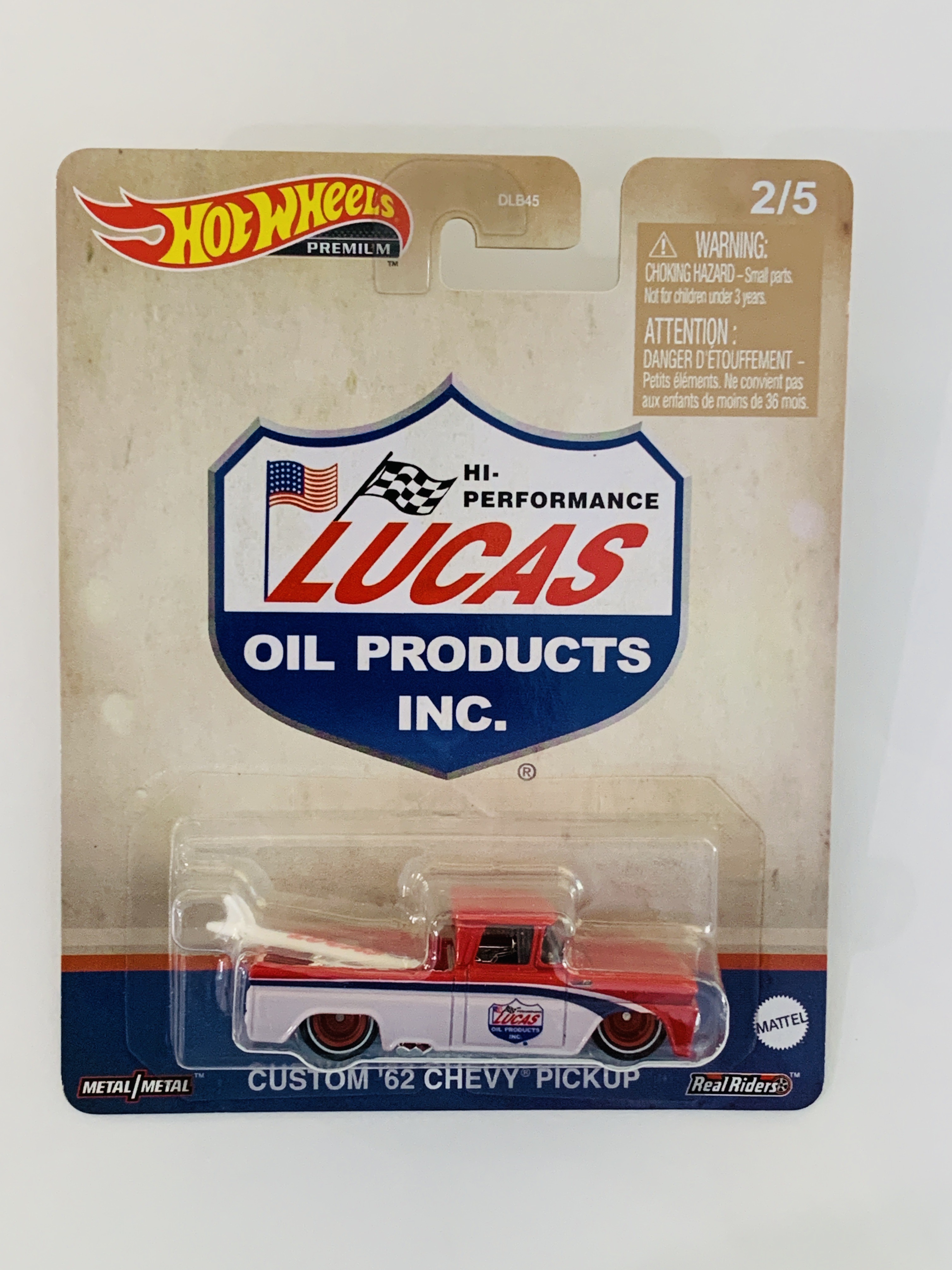 Hot Wheels Premium Pop Culture Lucas Oil Custom '62 Chevy Pickup