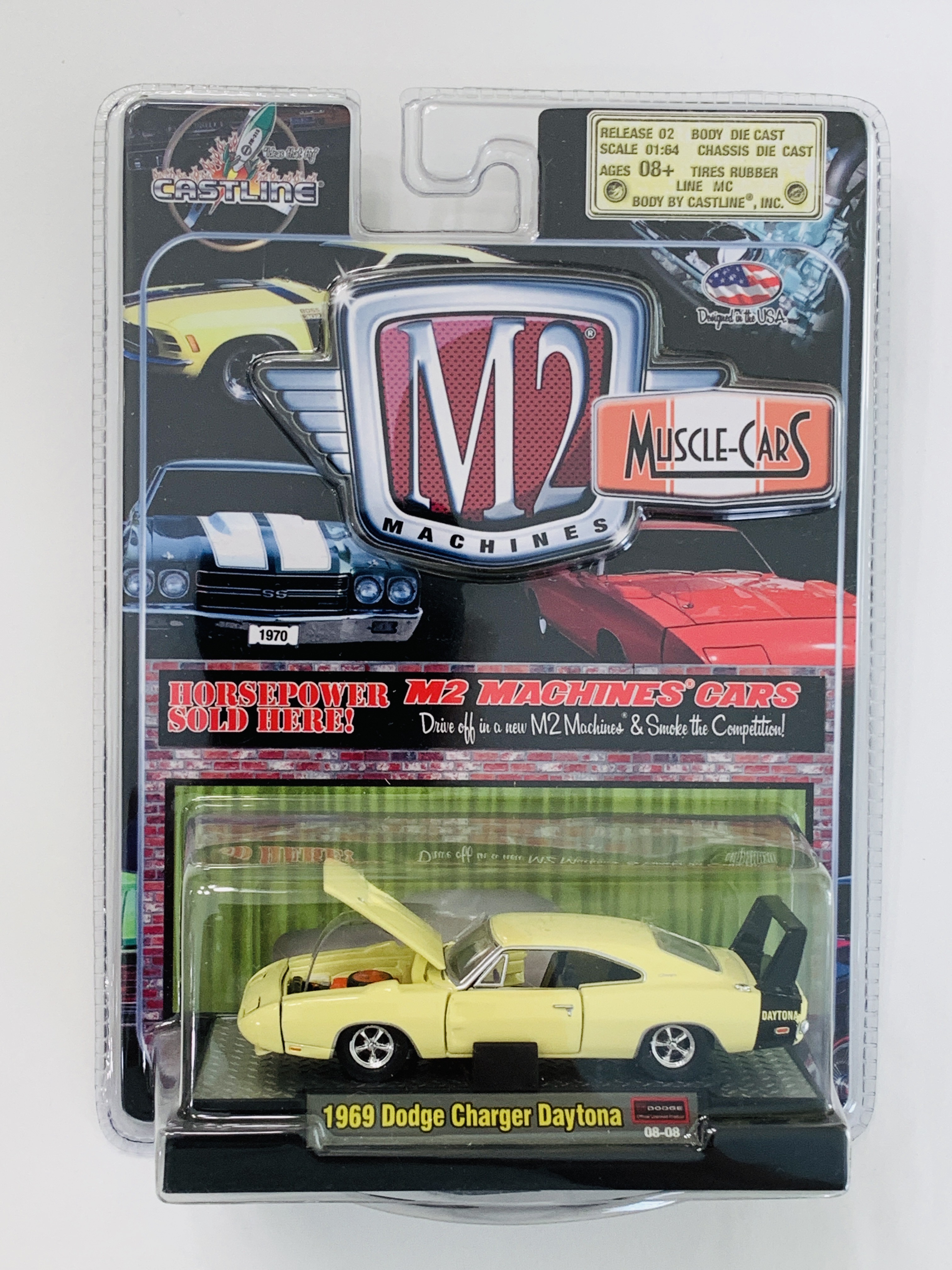 M2 Machines Muscle-Cars 1969 Dodge Charger Daytona R02