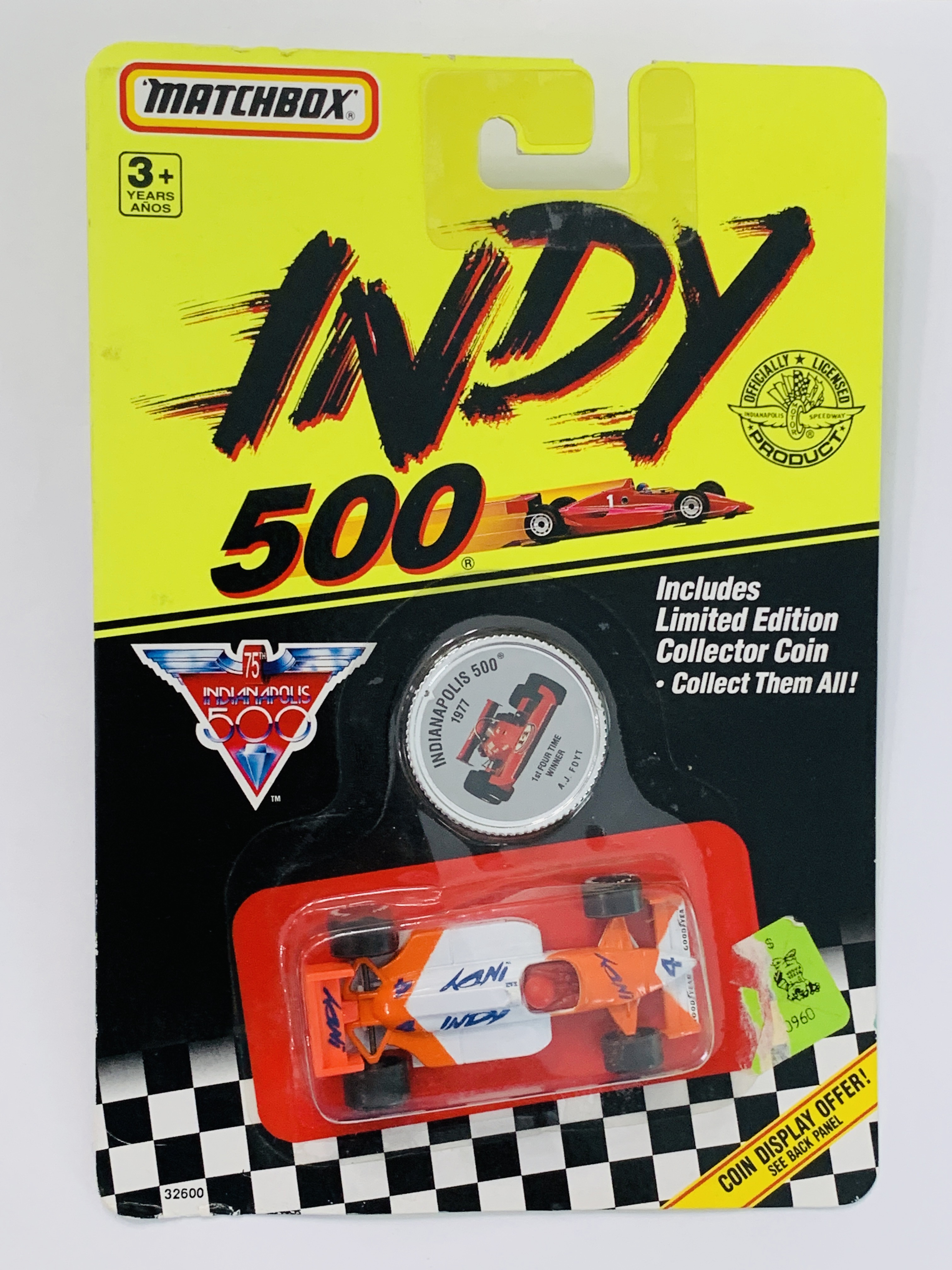 Matchbox Indy 500 1977 4 Time Winner A.J. Foyt