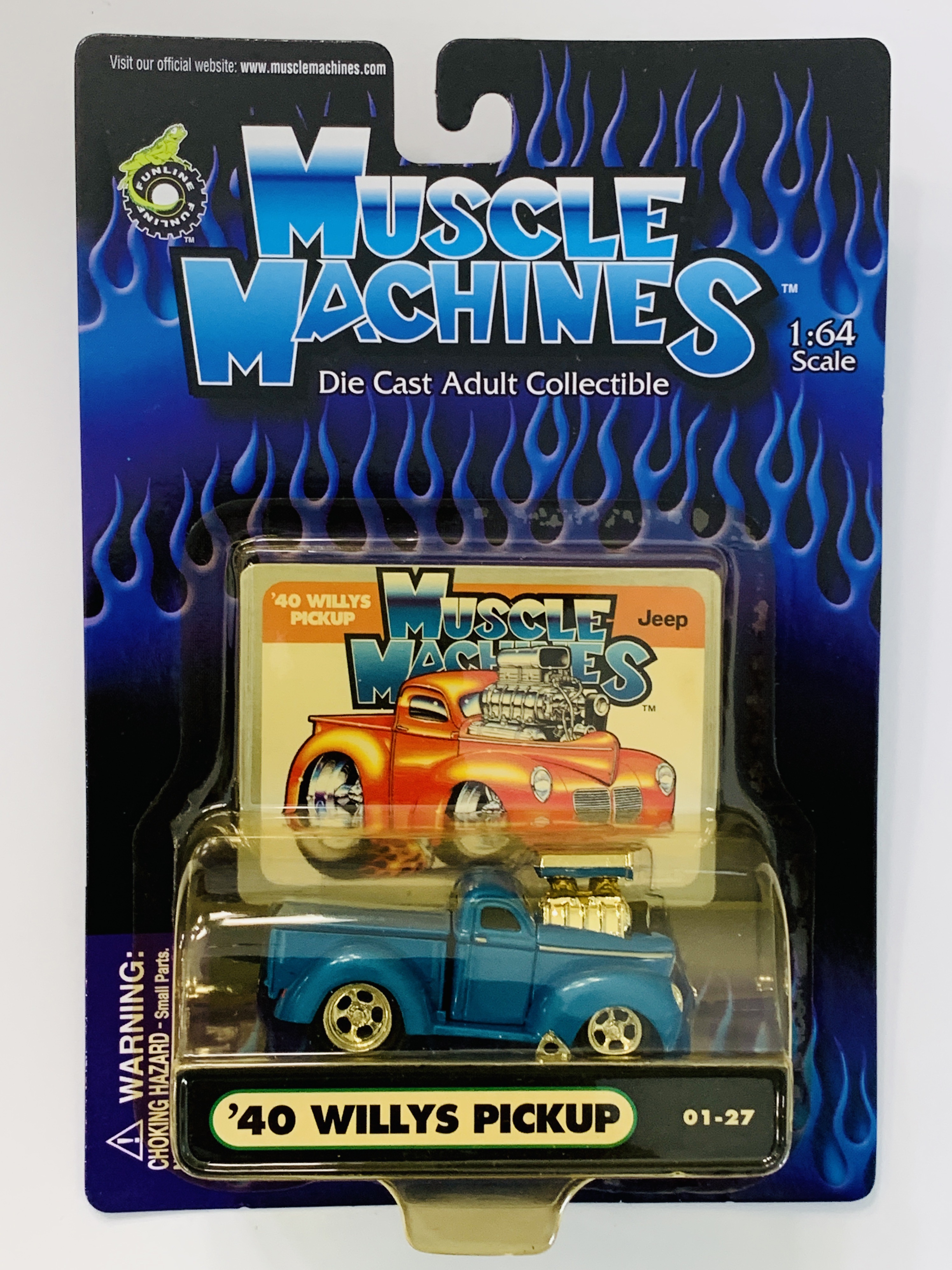 Muscle Machines '40 Willys Pickup 01-27 - Yellowed Blister
